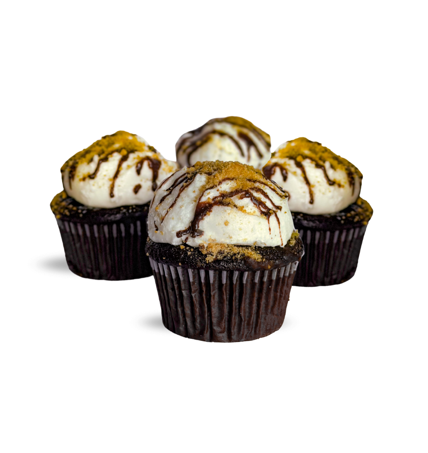 S'mores Summer Cupcake 4-pack 320g **GTA ONLY** — Sweets from the Earth