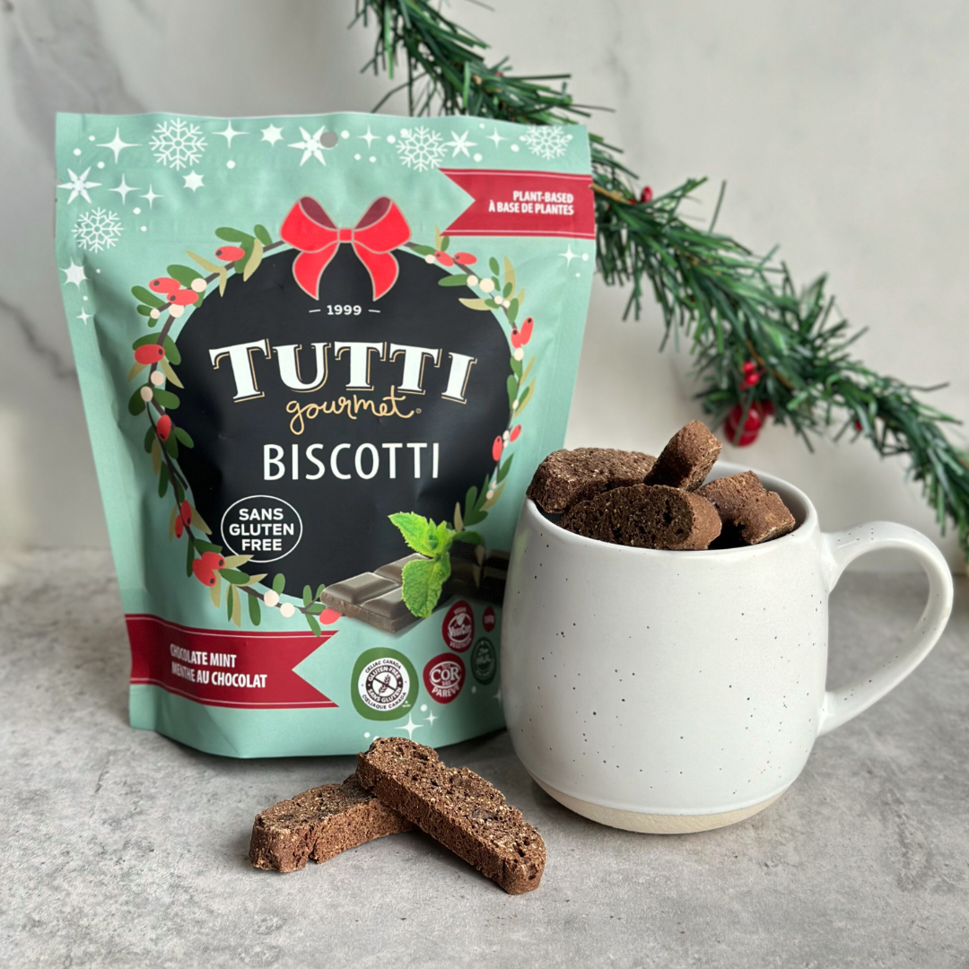 Tutti Gourmet Holiday Chocolate Mint Biscotti 180g — Sweets from the Earth