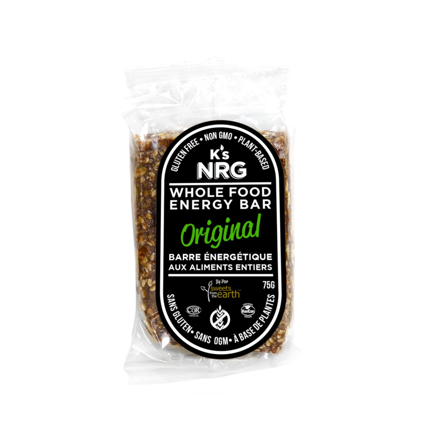 K's NRG Whole Food Energy Bars Original - 75g x 6 pack — Sweets from ...
